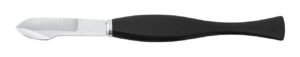 wedo 5861 eraser knife 17.5 cm black with plastic handle