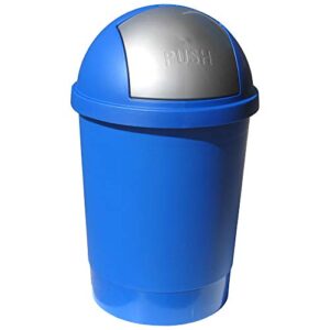 redmon for kids 13.2 gallon swivel lid waste bin, blue