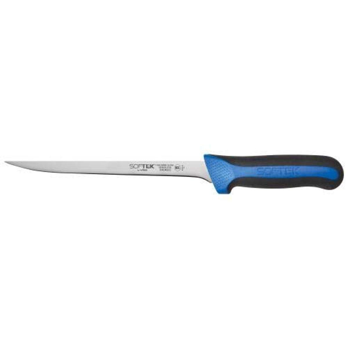 Winco Sof-Tek, 8" Flex Fish Knife, Soft Grip Handle