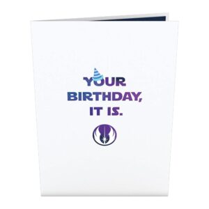 Lovepop Star Wars™ Yoda™ Birthday Pop Up Card, 5x7-3D Birthday Greeting Card, Pop-Up Birthday Cards for Kids, Celebration Cards, Star Wars™ Birthday Card