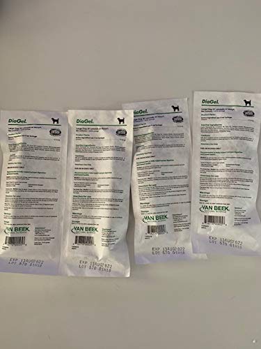 Van Beek Diagel Diarrhea Control Gel for Dogs (Large) 5 mL Syringe (4 Pack)