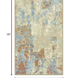 Maples Rugs Southwestern Stone Distressed Abstract Rug, 1 ft (8 in) x 2 ft (10 in), Multi