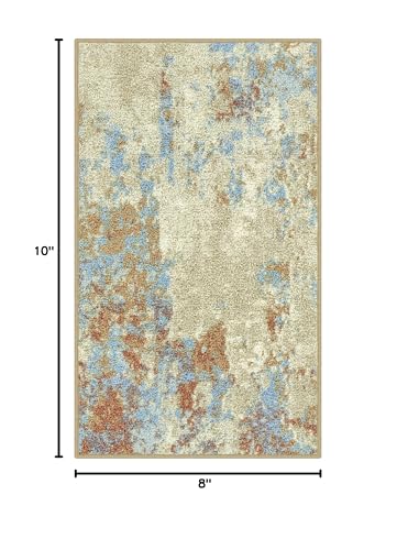 Maples Rugs Southwestern Stone Distressed Abstract Rug, 1 ft (8 in) x 2 ft (10 in), Multi