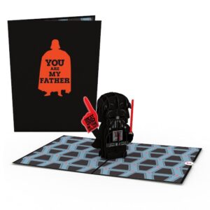 Lovepop Star Wars™ Darth Vader™: Best Dad in the Galaxy Pop Up Card, 5x7-3D Father's Day Greeting Card, Celebration Cards, Pop-Up Birthday Card for Dad, Star Wars Birthday Card