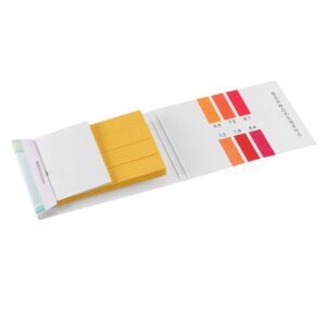 uxcell ph test strips 6.9-8.4 indicator paper lab litmus tester 80in1 kit for water food pool aquarium testing alkaline acid