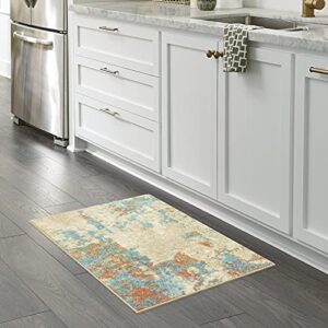 Maples Rugs Southwestern Stone Distressed Abstract Rug, 1 ft (8 in) x 2 ft (10 in), Multi