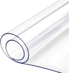 60-gauge clear vinyl multipurpose fabric - 54-inches wide - 1-20 yard rolls - thickest gauge available (3 yards)