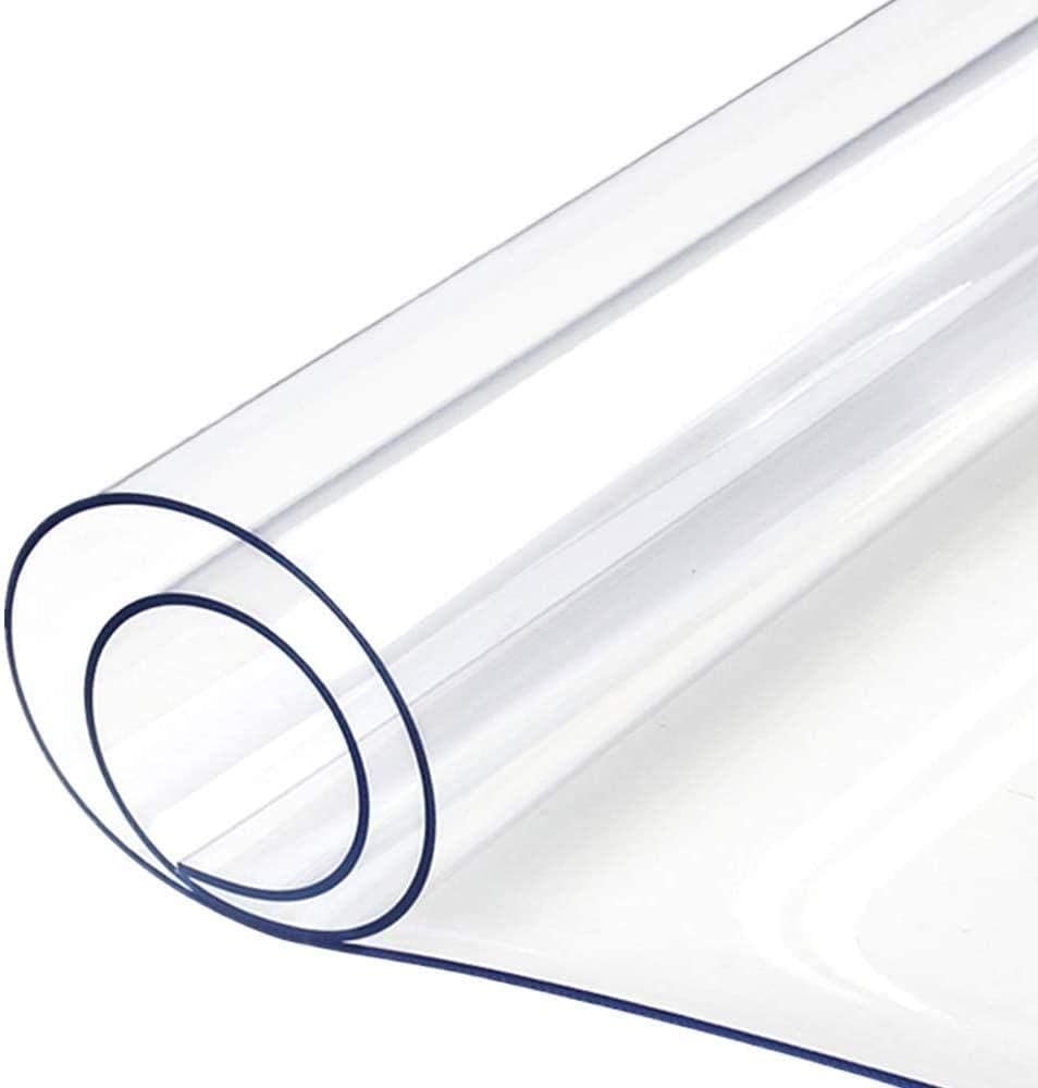 60-Gauge Clear Vinyl Multipurpose Fabric - 54-Inches Wide - 1-20 Yard Rolls - Thickest Gauge Available (3 Yards)