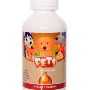 Punkin Butt for Pets Puppy Teething Oil to Stop Chewing and Relieve Discomfort | All Natural, Organic, Safe for Dogs, Chemical-Free (2 oz)