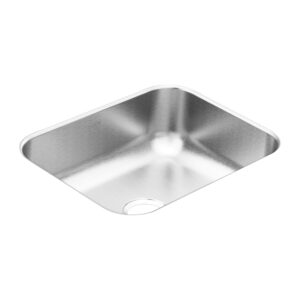 Moen GS20192 2000 Series 23.5-inch 20 Gauge Undermount Single Bowl Stainless Steel Kitchen or Bar Sink