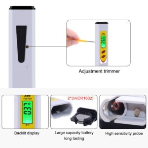 ORP Redox Meter Tester, -1999~1999mV Range, LCD Backlit ORP Meter Water Quality Mater Pen, for Drinking Water, Swimming Pool and Aquarium