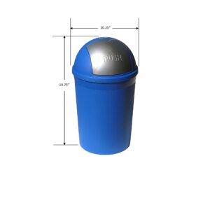 Redmon For Kids 4 Gallon Swivel Lid Waste bin, Blue