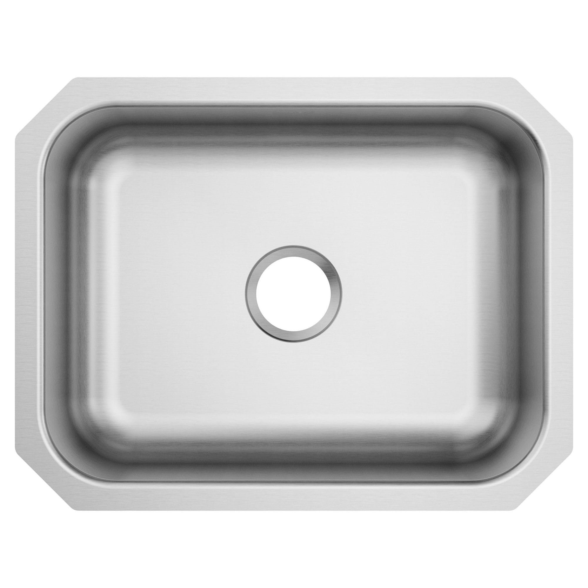 Moen GS20192 2000 Series 23.5-inch 20 Gauge Undermount Single Bowl Stainless Steel Kitchen or Bar Sink