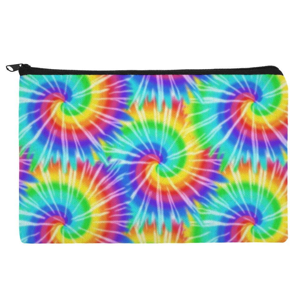 GRAPHICS & MORE Tie Dye Pattern Pencil Pen Organizer Zipper Pouch Case