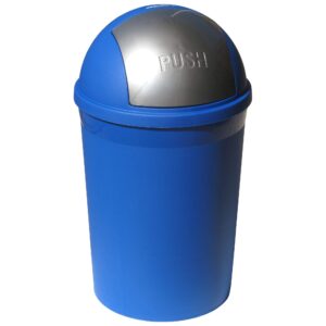 redmon for kids 4 gallon swivel lid waste bin, blue