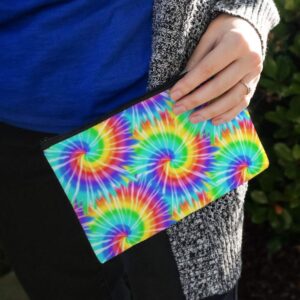 GRAPHICS & MORE Tie Dye Pattern Pencil Pen Organizer Zipper Pouch Case