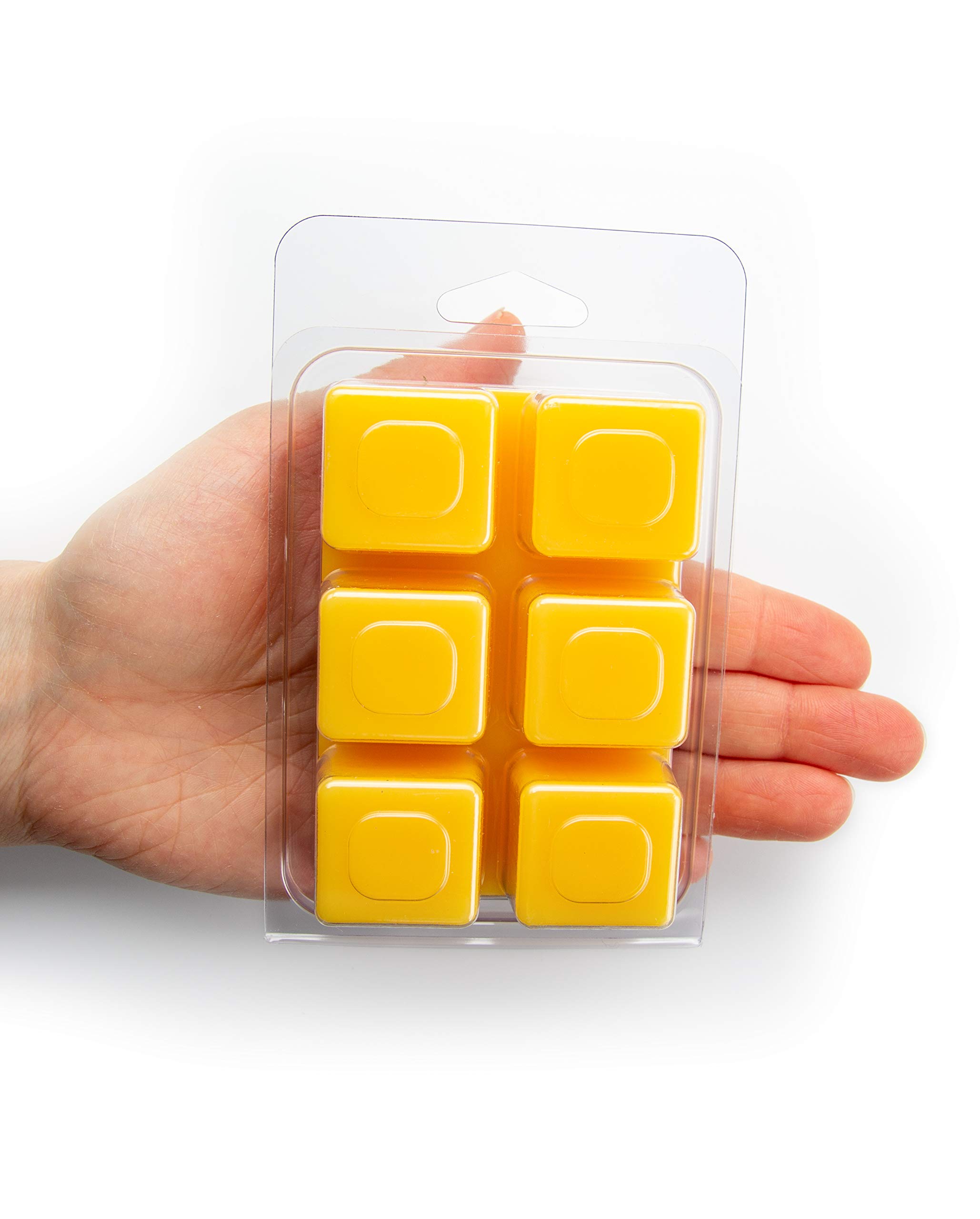 Shortie's Candle Company Lemongrass Wax Melts Bulk Pack - 4 Highly Scented 3 Oz. Bars (12 Oz. Total) - Made with Natural Oils - Fresh & Clean Air Freshener Cubes Collection