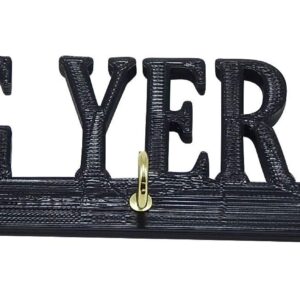 Medallurgy Hang Yer Shit (Your) Funny Country Wall Key Rack Holder Hanger Hooks Entryway Jewelry Organization Housewarming New Home Gift