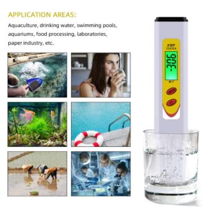 ORP Redox Meter Tester, -1999~1999mV Range, LCD Backlit ORP Meter Water Quality Mater Pen, for Drinking Water, Swimming Pool and Aquarium