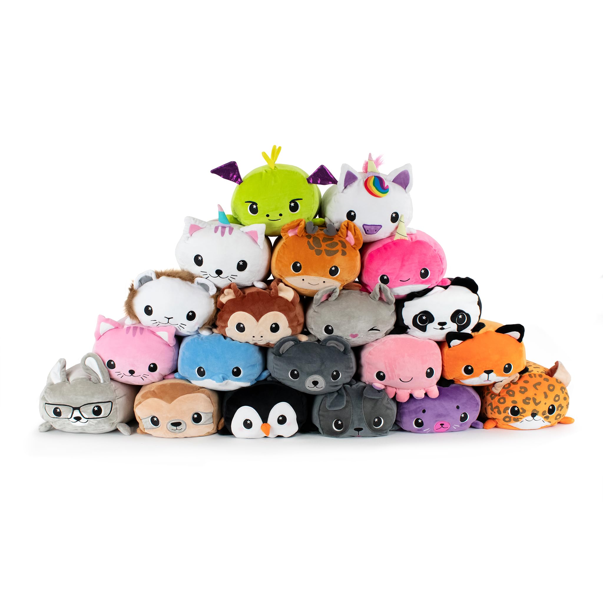 Moosh-Moosh 12” – Large Softest Plush Premium Squishy Pillow Series 1 – Lots of Different Award Winning Animals and Unique Stories – Snuggle and Stack – Endless Fun Percy