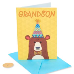 Papyrus Birthday Card for Grandson (Big Bear Hug)