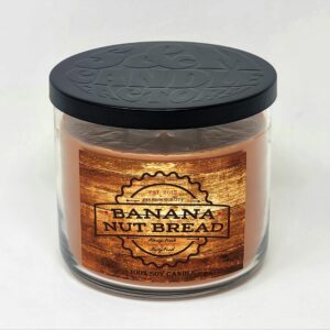 Banana Nut Bread Candle ~ All Natural Premium Soy Wax & Highly Scented by S&M Candle Factory (16oz Mason)