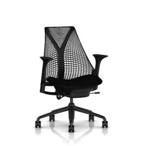 herman miller sayl chair, black rhythm