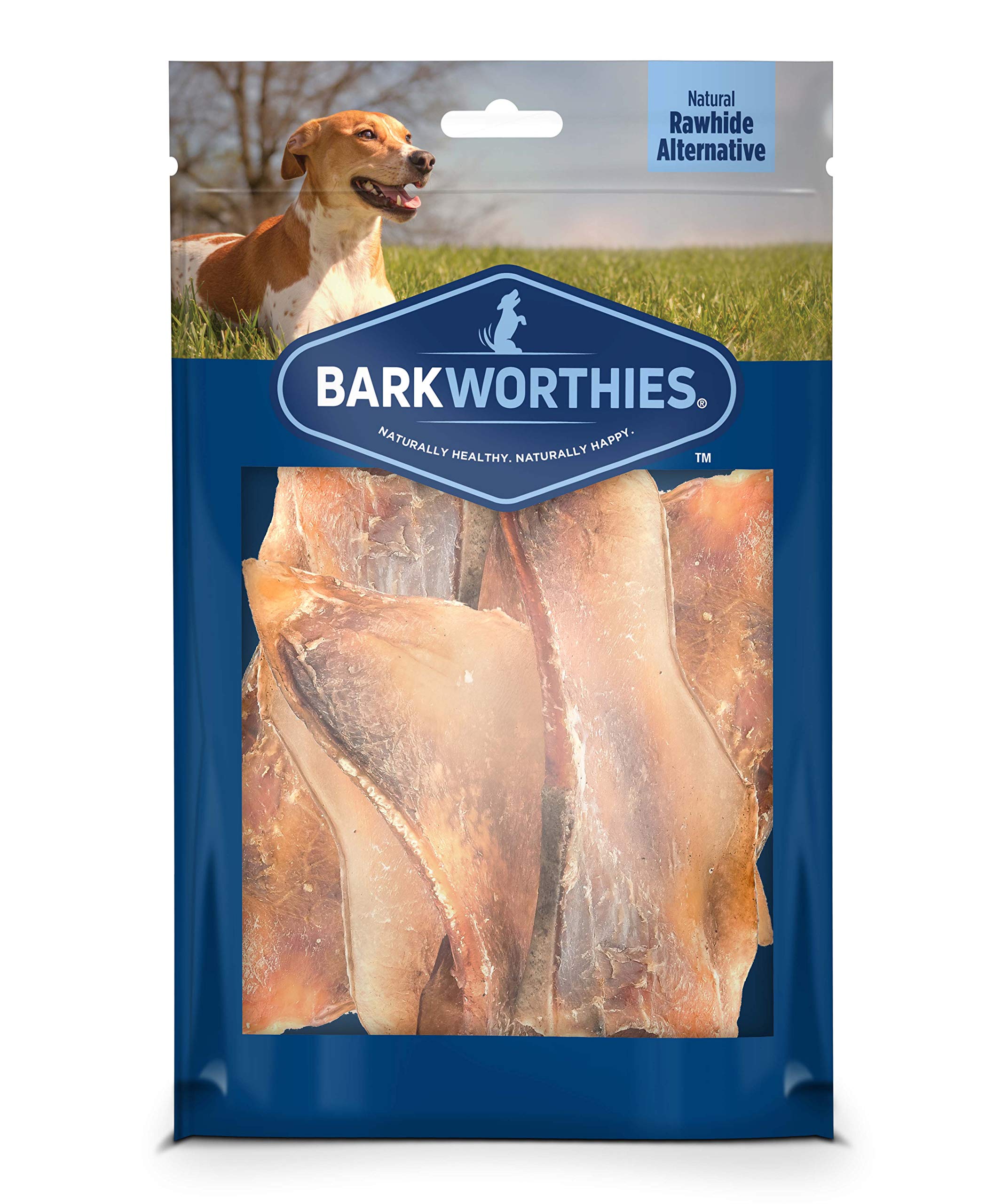 Barkworthies 5-to-7-inch Beef Scapula Dog Treats (8 oz. Bag) - High Protein, Single Ingredient, Rawhide Alternative Healthy Dog Chews - Natural Rawhide Alternative - Promotes Dental Health