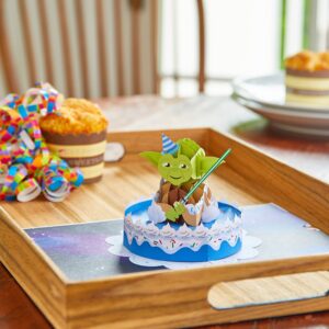 Lovepop Star Wars™ Yoda™ Birthday Pop Up Card, 5x7-3D Birthday Greeting Card, Pop-Up Birthday Cards for Kids, Celebration Cards, Star Wars™ Birthday Card