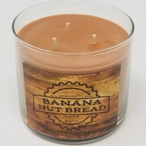 Banana Nut Bread Candle ~ All Natural Premium Soy Wax & Highly Scented by S&M Candle Factory (16oz Mason)