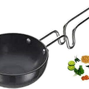 NYGT Non-stick Aluminium Tadka Pan, Frying Pan, Tadka Spice Heating Pan, Frying Cooking Serving Dishes Home Hotel