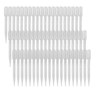 300pcs 3ml plastic transfer pipettes, ysshui disposable pipette transfer pipettes for essential oil pipette makeup tool