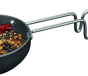 NYGT Non-stick Aluminium Tadka Pan, Frying Pan, Tadka Spice Heating Pan, Frying Cooking Serving Dishes Home Hotel