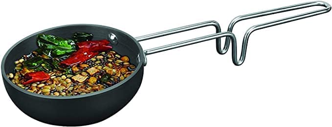 NYGT Non-stick Aluminium Tadka Pan, Frying Pan, Tadka Spice Heating Pan, Frying Cooking Serving Dishes Home Hotel