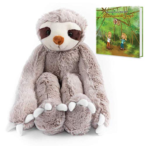 Henley Place, Since 2020 Cute Stuffed Animal Pillow Sloth Plush Toy Pillow Kawaii Plushies with Squishy Plush Pillow Cute Plushies for Girls and Boys