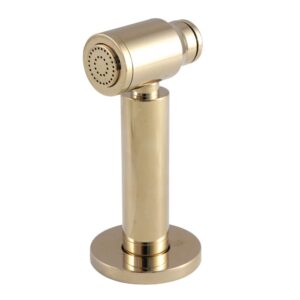 kingston brass ccrp61k2 concord kitchen faucet side sprayer, polished brass