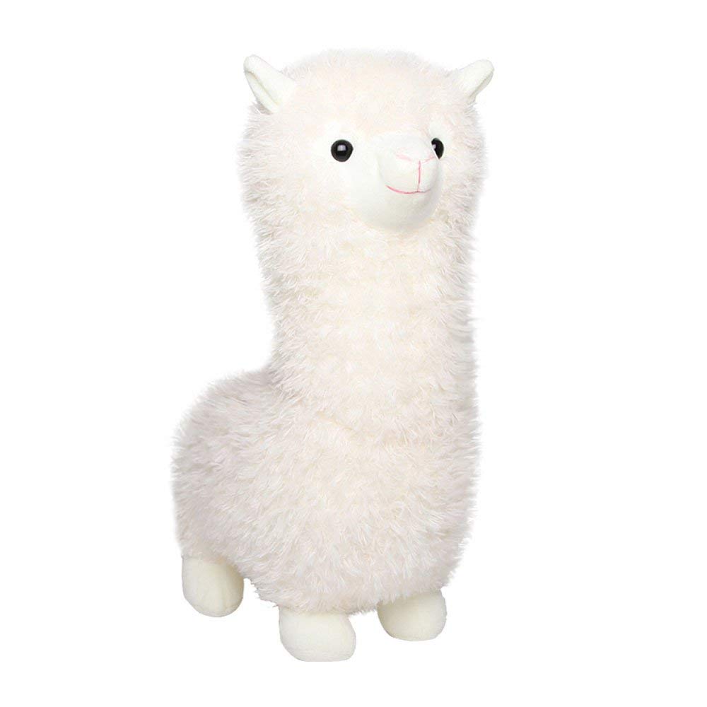 Spring Country Alpaca Plush Toy, Llama Stuffed Animal Large 18" Doll Plushie Hug Pillow Soft Fluffy Cushion Super Christmas Valentine Gift, Birthday