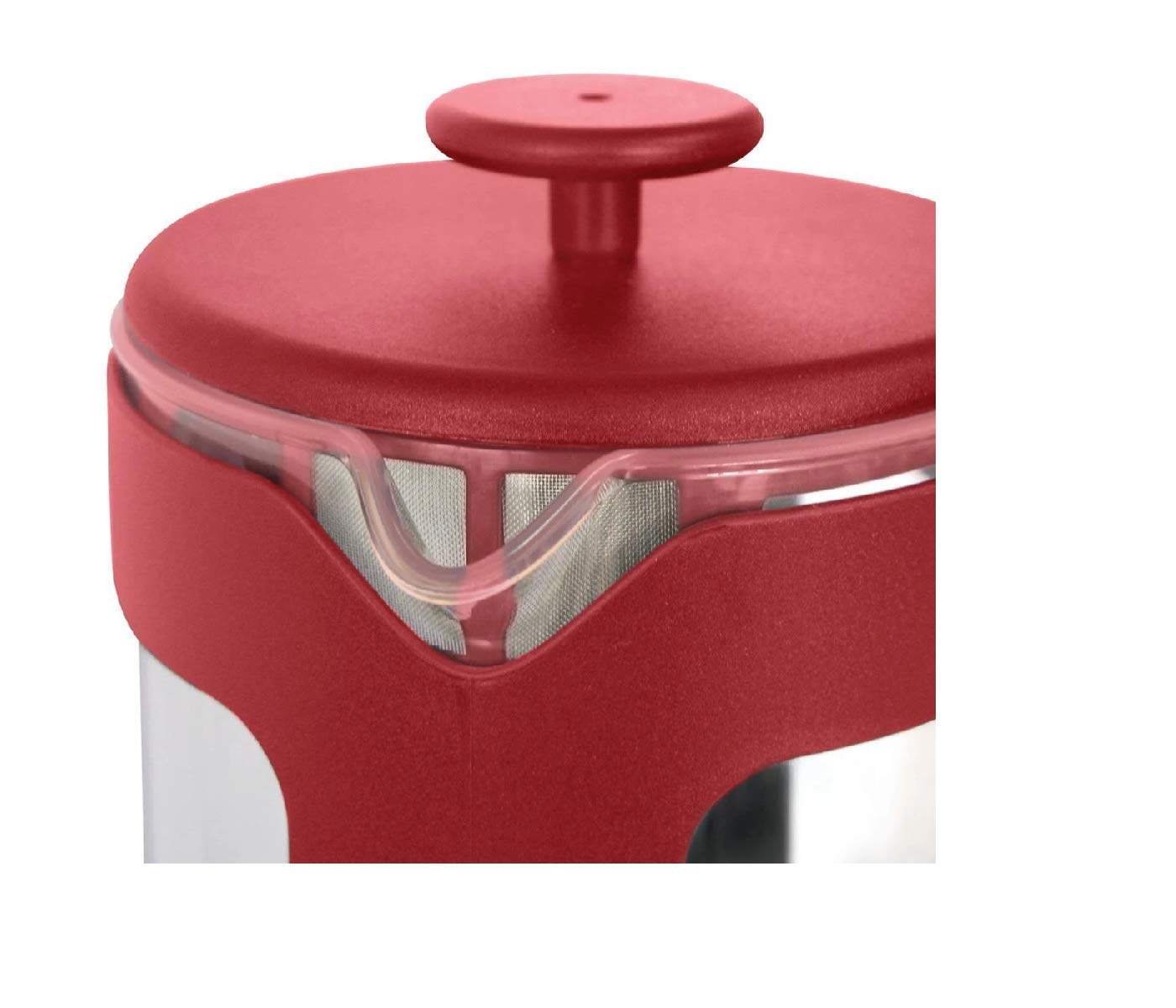 BonJour Coffee & Tea 8-Cup French Press, Red