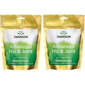 swanson advanced hip & joint for dogs 11.11 ounce (315 g) pkg (2 pack)