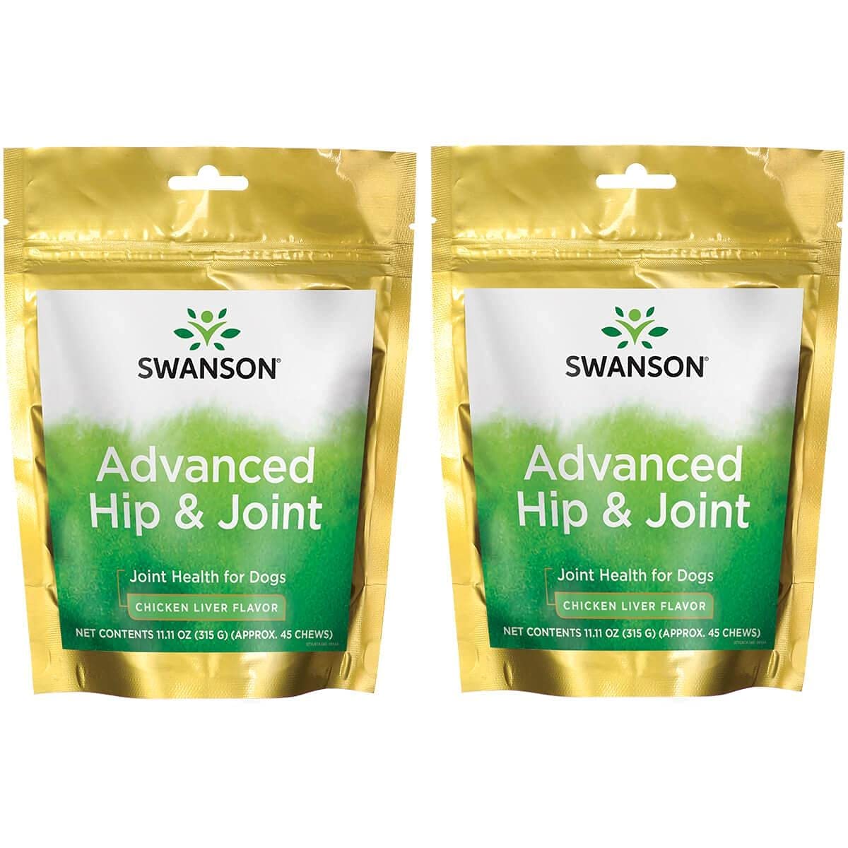 Swanson Advanced Hip & Joint for Dogs 11.11 Ounce (315 g) Pkg (2 Pack)