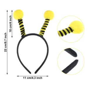 Yaomiao 8 Pieces Bee Antenna Headbands Tentacle Hair Bands for Kids Women Halloween Cosplay Costume Accessories Party Favors