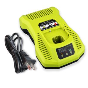 vinida p117 charger replacement for ryobi battery charger 12v-18v compatible with ryobi 18v battery charger li-ion & ni-cad ni-mh battery p102 p108 p189 p197 p103 p105 p107 p190 p191 pbp002 pbp005