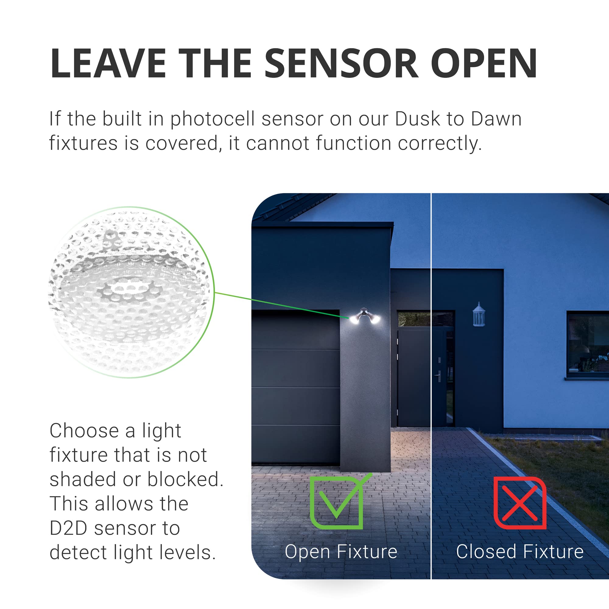 Sunco 2 Pack Dusk to Dawn Light Bulbs Flood Light Outdoor PAR30 LED Photocell Sensor 11W=75W, 5000K Daylight, 850 LM, IP65 Waterproof, Light Sensing Auto On/Off Security Porch Light, UL