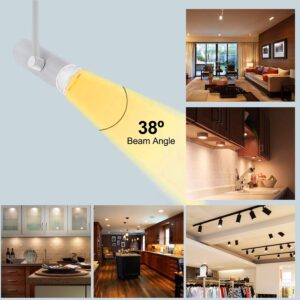 YUIIP 5W MR11 GU4 LED Light Bulbs 12V 20W 35W 40W Halogen Bulb Replacement Soft Warm White 3000K Recessed Spotlight Lamp for Landscape Track Lighting, Not Dimmable, 38°, 400LM, Pack of 6