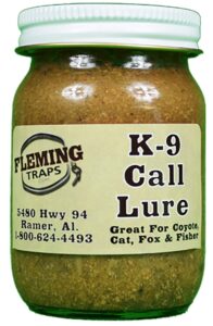 fleming traps k-9 call lure - 1 oz.