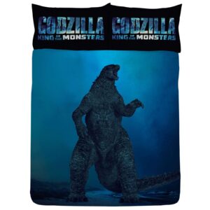 godzilla vs ghidorah double duvet cover set