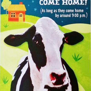 Greeting Card I Can Still Party 'Till The Cows Come Home! (Before 9pm) Funny Happy Birthday Getting Older Aging Humor