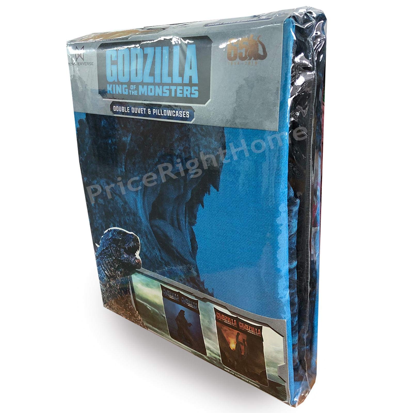 Godzilla Vs Ghidorah Double Duvet Cover Set