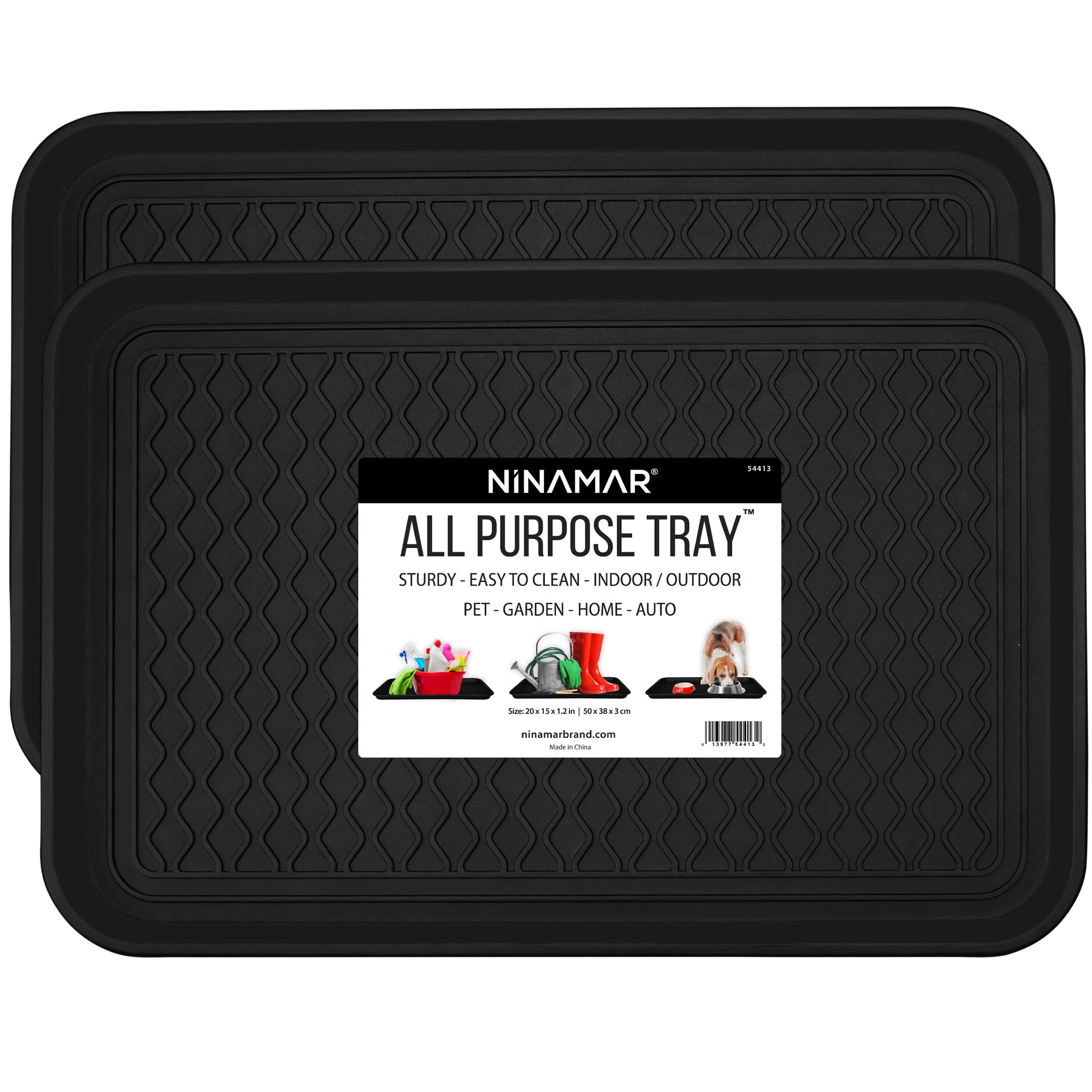 Ninamar Boot Tray – 20 x 15 Inch - 2 Trays