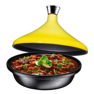 bruntmor cruset tangine/all clad tagin for tajine dish all clad 4-quart cooking pot. small moroccan tagine le creuset. tagines pots with yellow diffuser